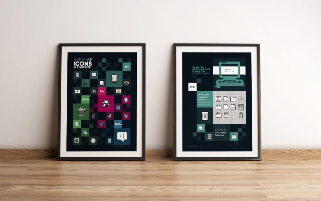 UI Icons Evolution: A Journey Through 32 Posters