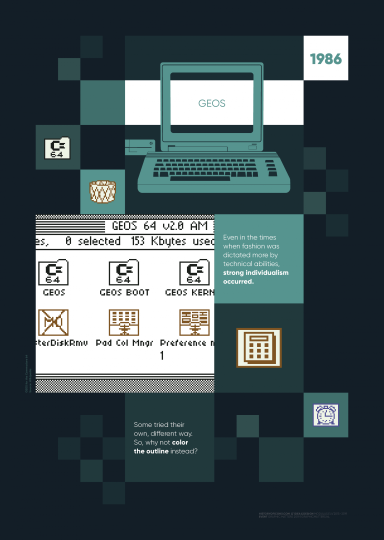 UI Icons Evolution: A Journey Through 32 Posters