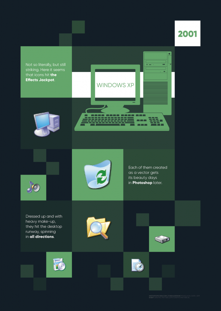 UI Icons Evolution: A Journey Through 32 Posters